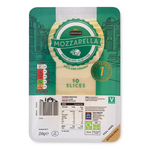 Mozzarella Cheese 10 Slices | ALDI UK